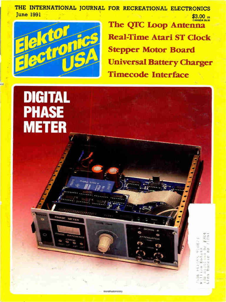 Elektor Electronics USA 1991 06 | PDF | Electronic Circuits | Distortion