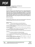 Deped K To 12 Grading System | PDF | Educational Stages | Educational ...