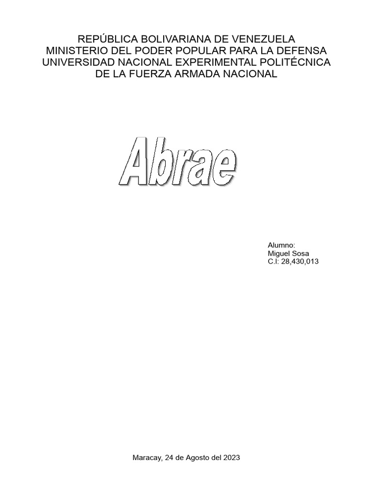 Areas Bajo El Regimen Especial (ABRAE) | PDF | Residuos | Contaminación
