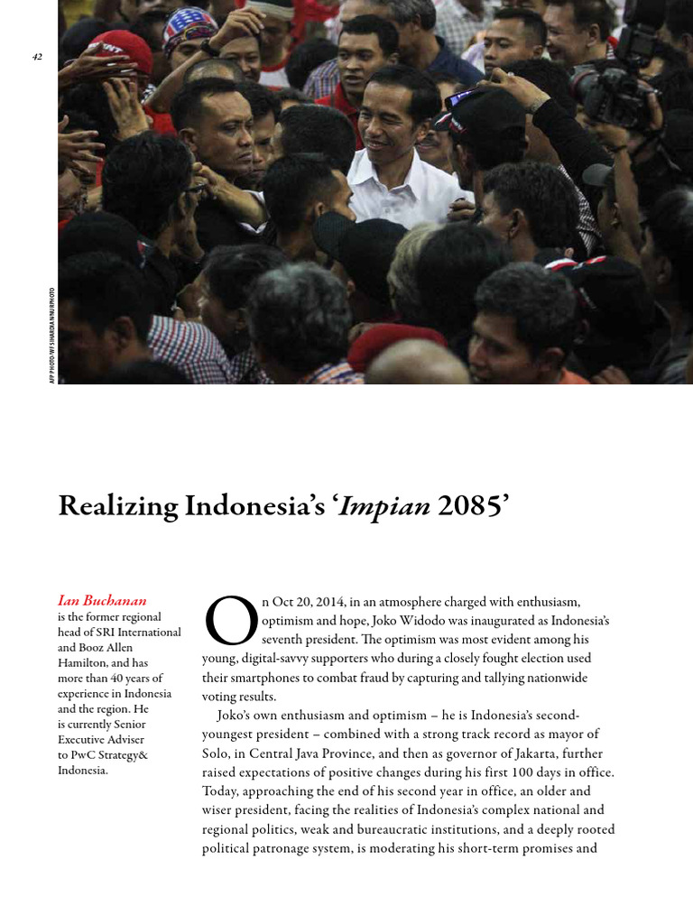 Indonesia Vision 2085 | PDF | Asia Pacific Economic Cooperation ...