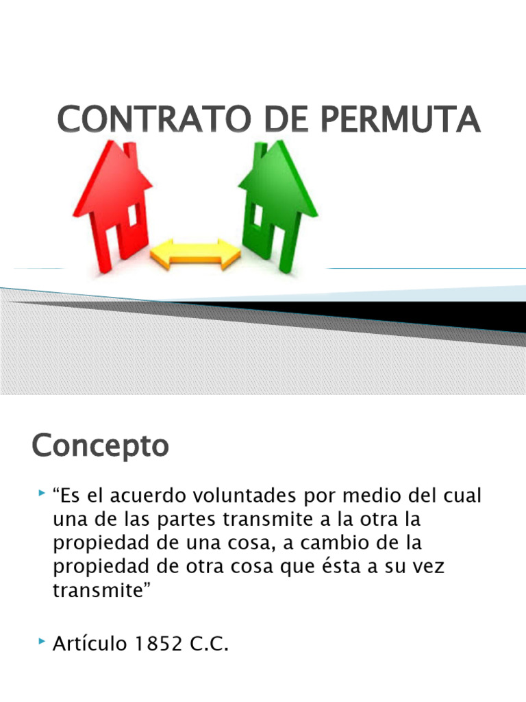 Contrato de Permuta | PDF