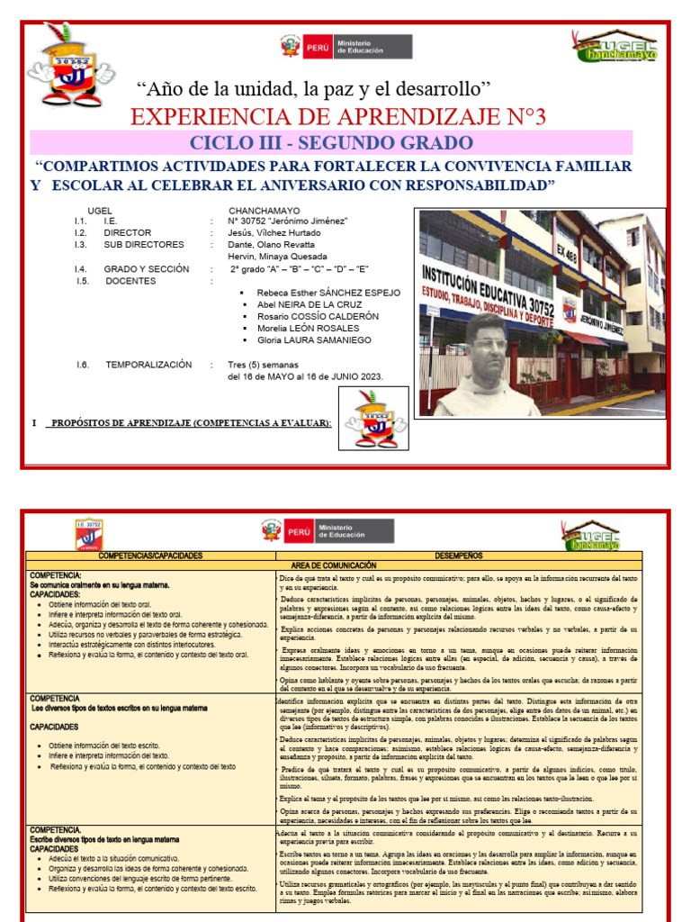 Eda 3 Rosario Pdf Familia Dios