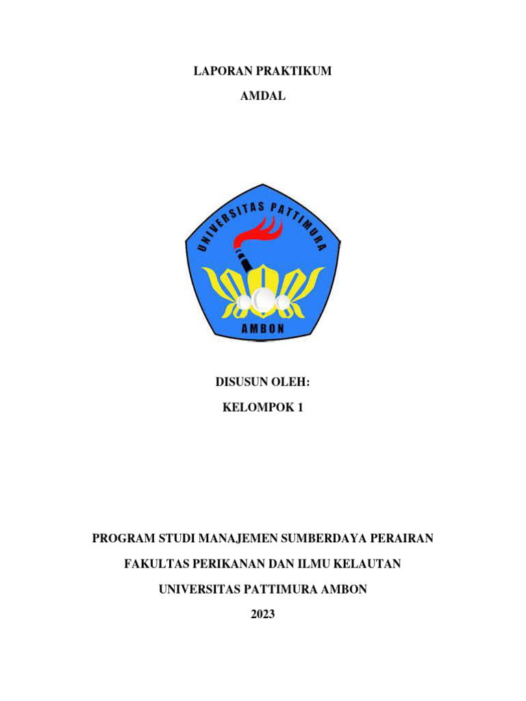 Laporan Praktikum Amdal Kelompok 1 Desa Poka | PDF