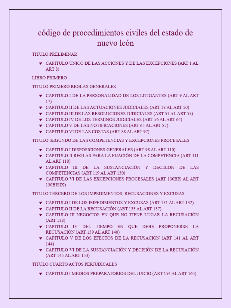 Codigo de Procedimientos Civiles Del Estado de Nuevo Leon | PDF | Ley Pública | Gobierno