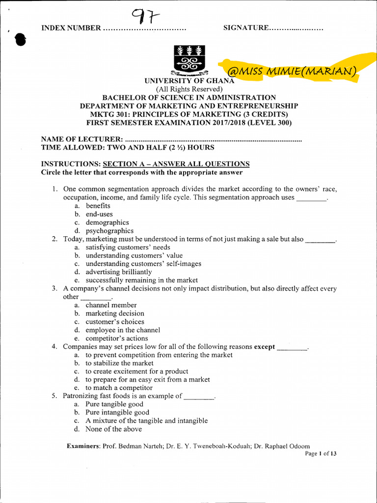 Marketing Principles for Pasco Schools | PDF | Marketing | Sales