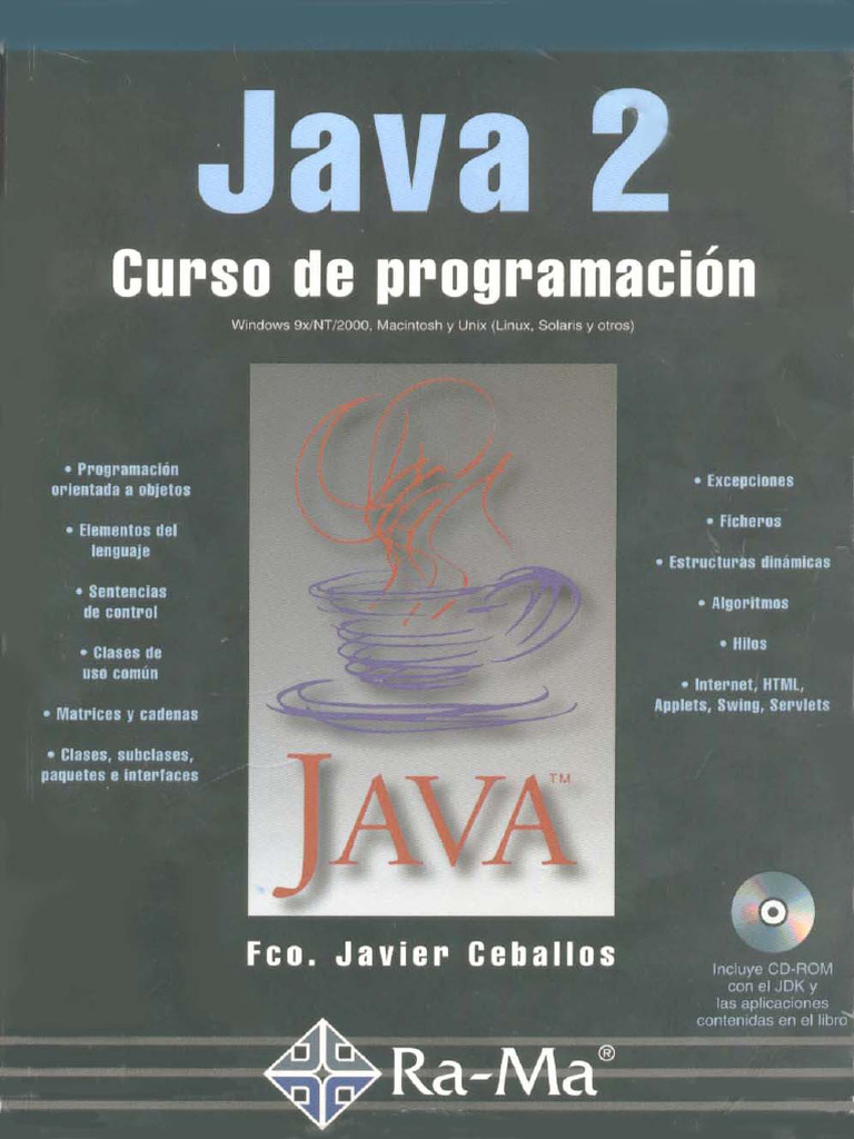 Ceballos Francisco Javier Java 2 Curso D | PDF