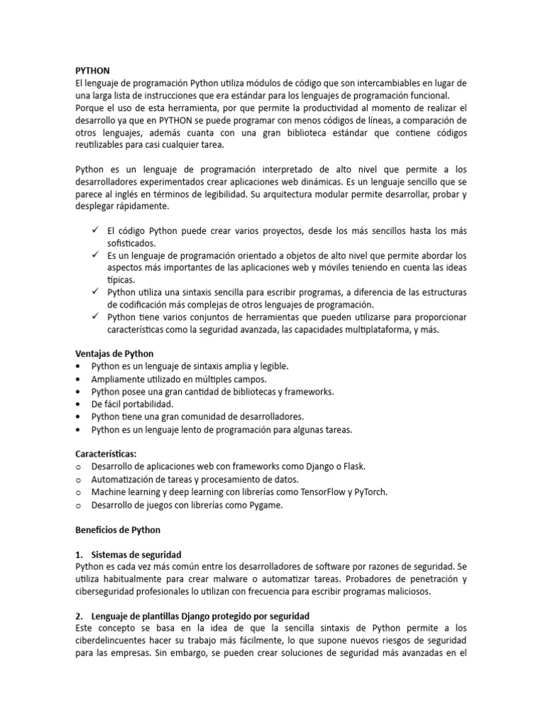 Lenguaje De Programación Pdf Python Lenguaje De Programación Lenguaje De Programación