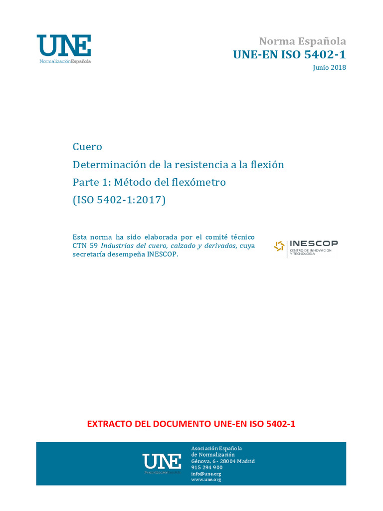 (EX)UNE-EN_ISO_5402-1=2018 | PDF