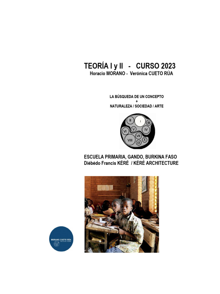 2023 Teoria 1 Modulo 1 Escuela Primaria Gando Francis Kere y 2do Premio | PDF