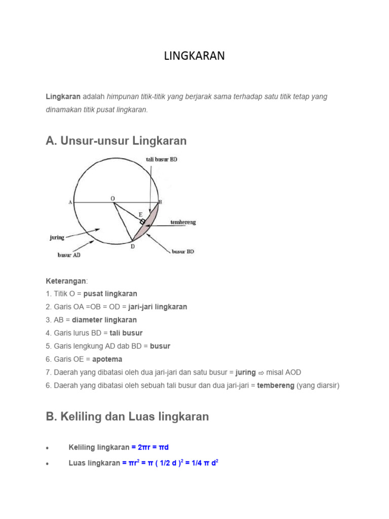 LINGKARAN | PDF | Metode & Bahan Ajar