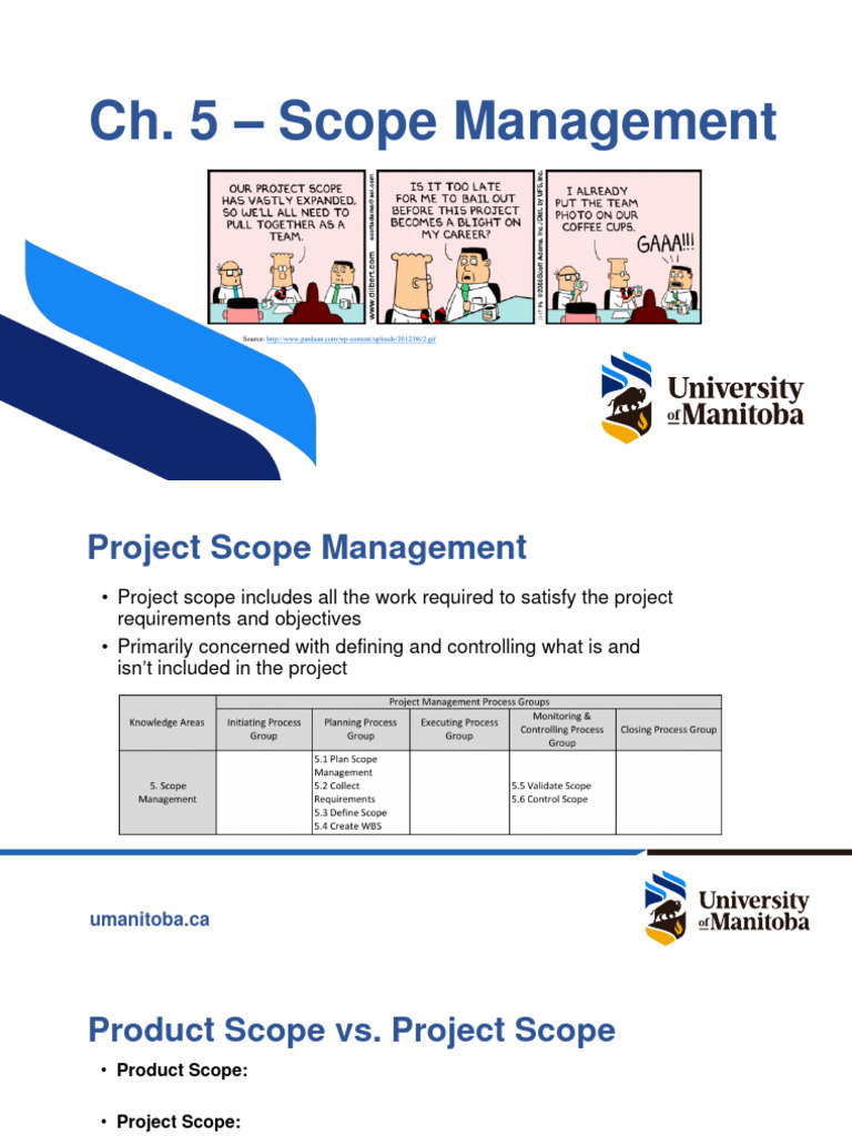Ch 5 Scope Management Skeleton Pdf Business Systems Engineering