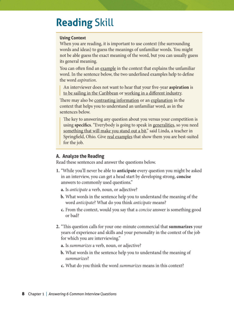 Using Context Practice (45 Min) 21-22 | PDF