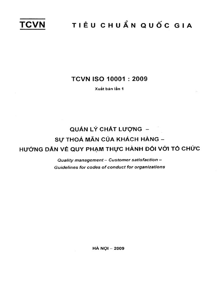 Iso 10001-2009 | PDF