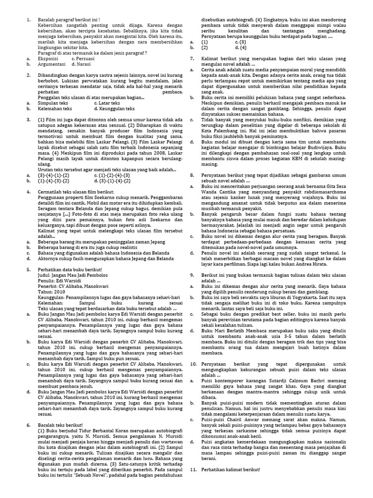 KISI-KISI MID SEM 2 (Daring | PDF | Fiksi Umum