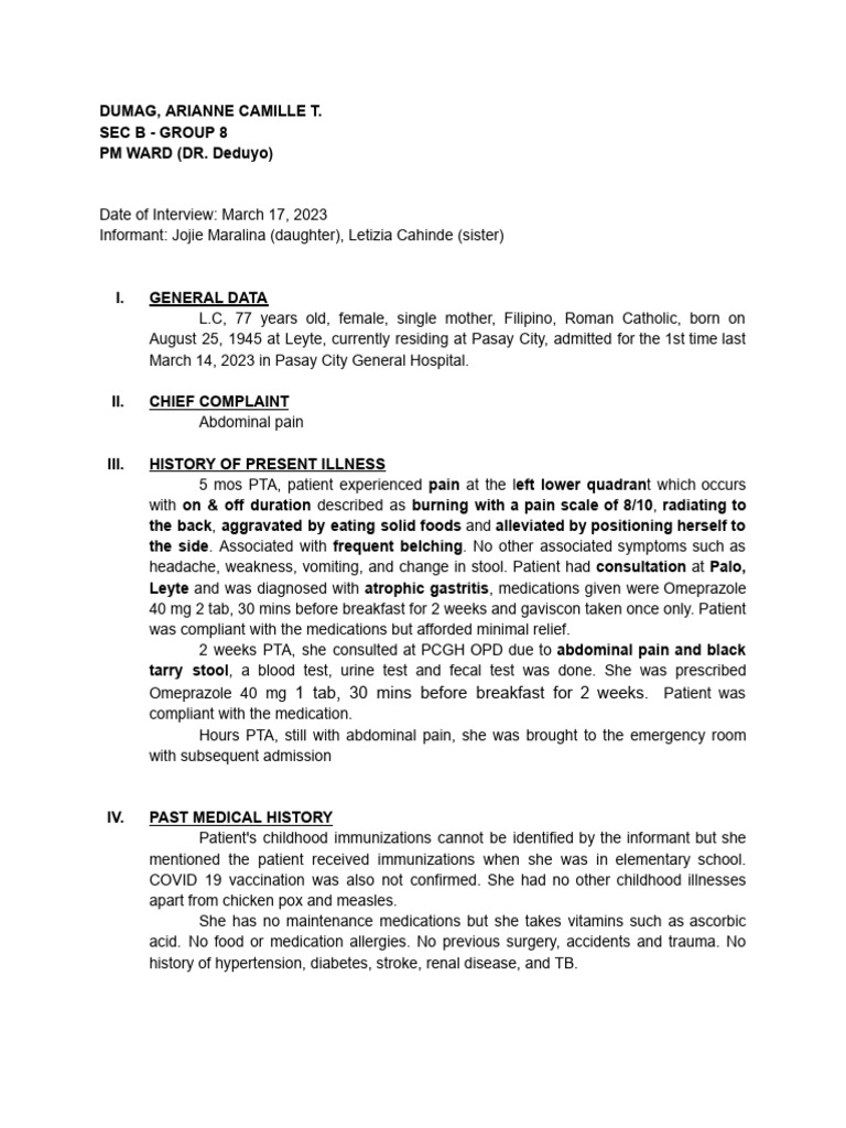 Case 2 | Download Free PDF | Gastroenterology | Medicine Case 2 | Download Free PDF | Gastroenterology | Medicine