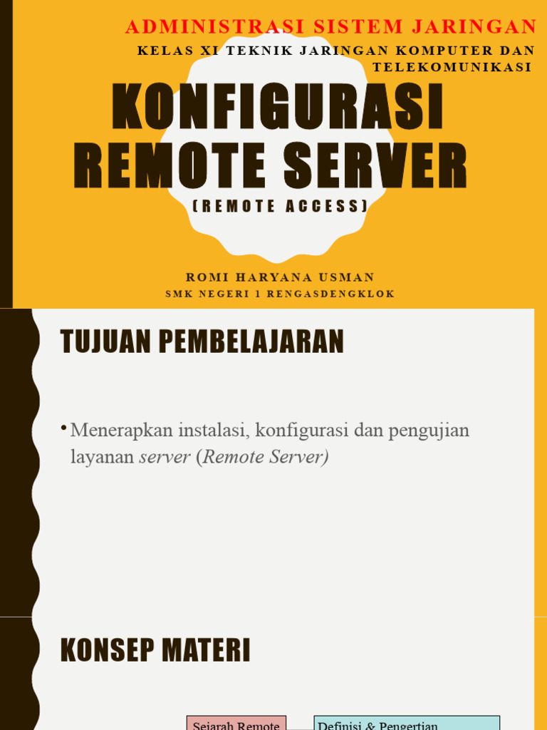 Power Point ASJ - Remote Server | PDF