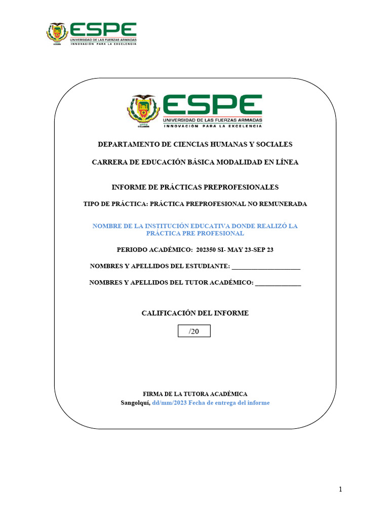 INFORME | PDF | Aprendizaje | Educación primaria