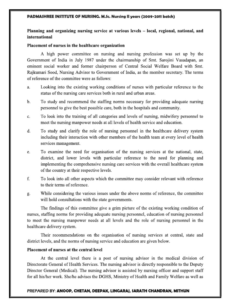 Organisation Notes | PDF