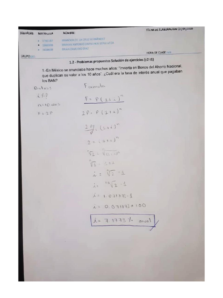 Problemas Propuestos Cap#2 Tema 1 | PDF