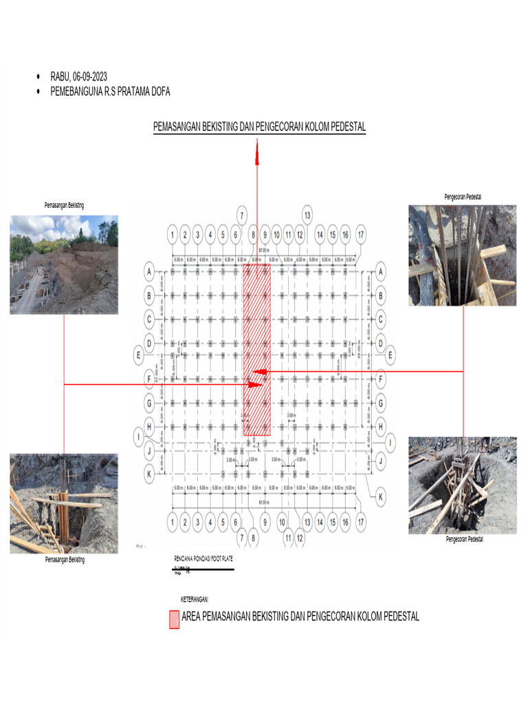 RABU, 06-09-2023 Pemebanguna R.S Pratama Dofa Pemasangan Bekisting Dan ...