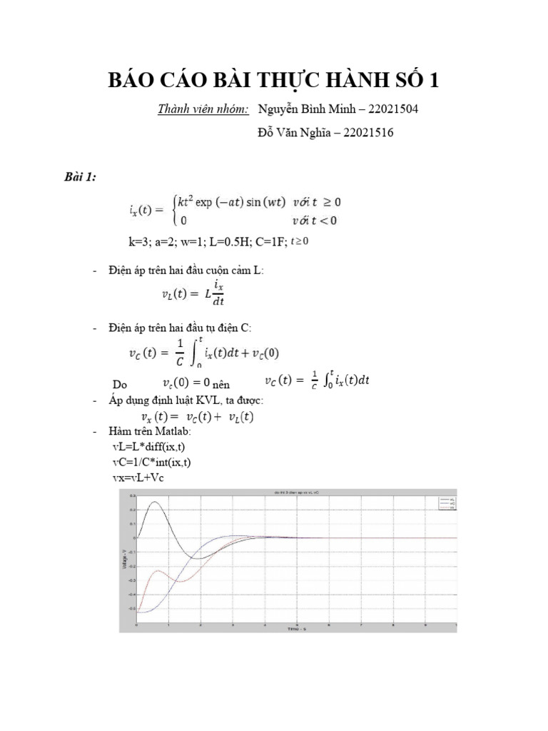 Bao Cao Bai Thuc Hanh So 1 | PDF