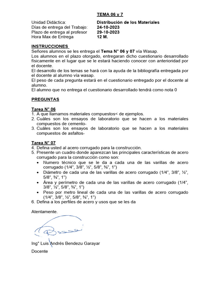 Tarea #06 y 07 | PDF