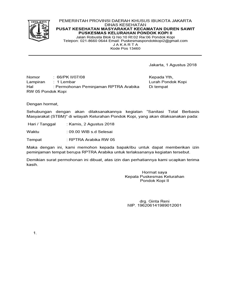 Undangan Verifikasi STBM | PDF