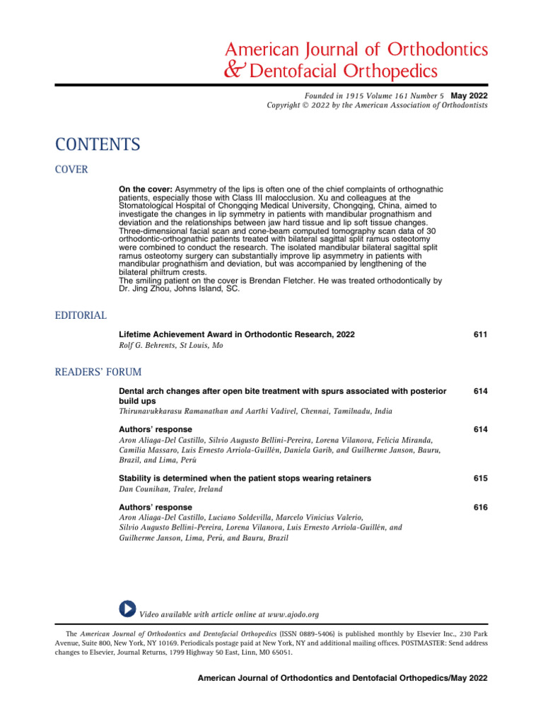 Table of Contents - Ymod | PDF | Orthodontics | Dentistry Branches