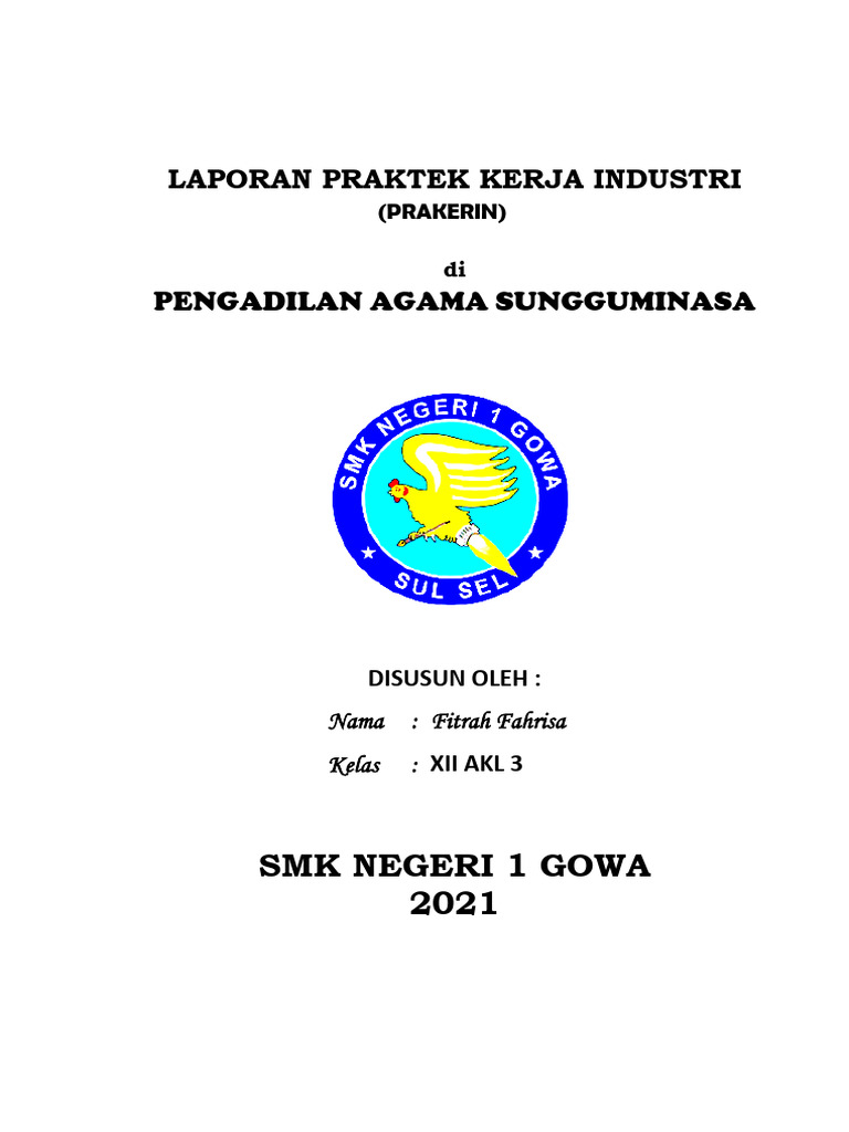 Laporan PKL SMK N 1 Gowa | PDF