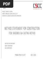 Bored Pile Construction Method Statement Pdf Deep Foundation
