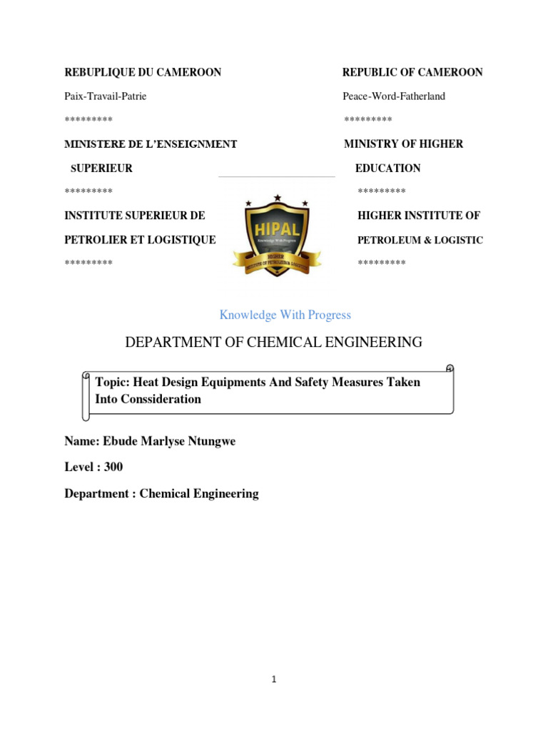Heat Design Equipment & Safety Measures | PDF | Heat Exchanger | Heat ...
