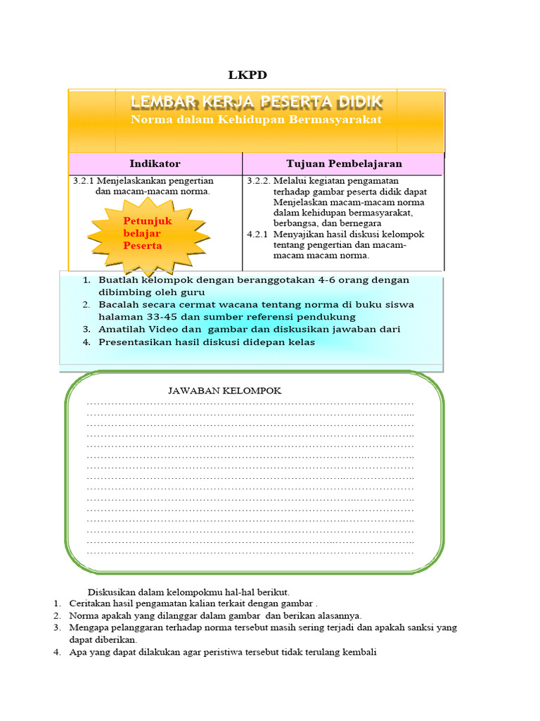 LKPD Norma | PDF