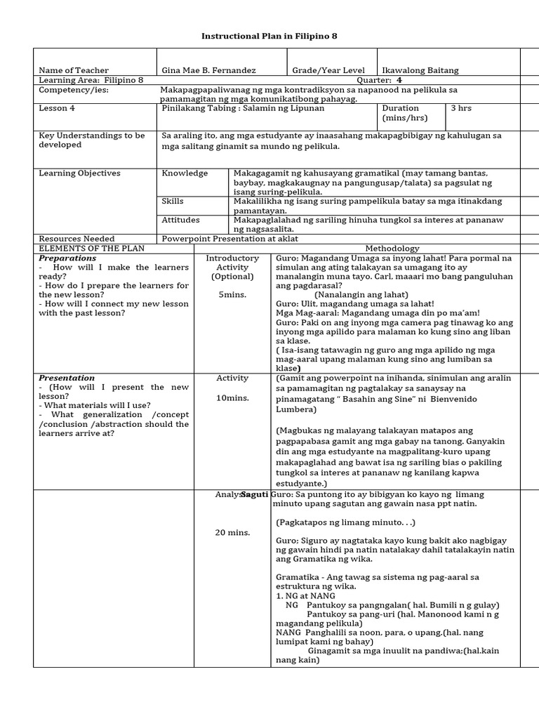 Iplan Ma'ammae | PDF