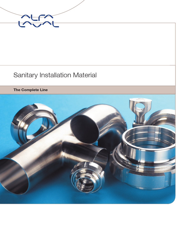 Alfa Laval Sanitary | PDF | Pipe (Fluid Conveyance) | Valve