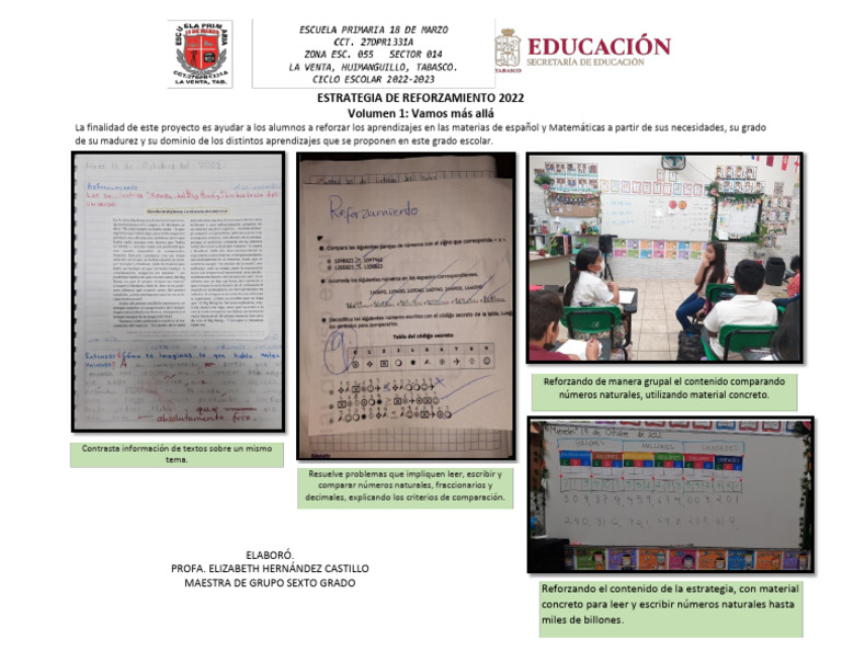 Estrategia de Reforzamiento 2022 | PDF