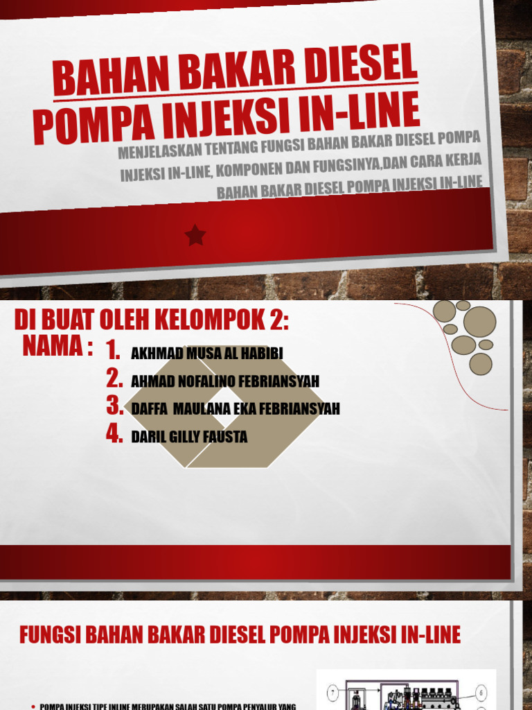 Sistem Bahan Bakar Diesel Pompa Injeksi In-Line | PDF | Griya & Taman