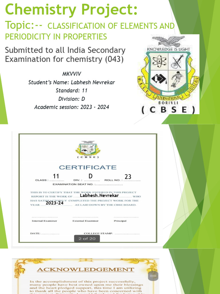 Why Do We Need To Classify Elements | PDF | Ion | Periodic Table