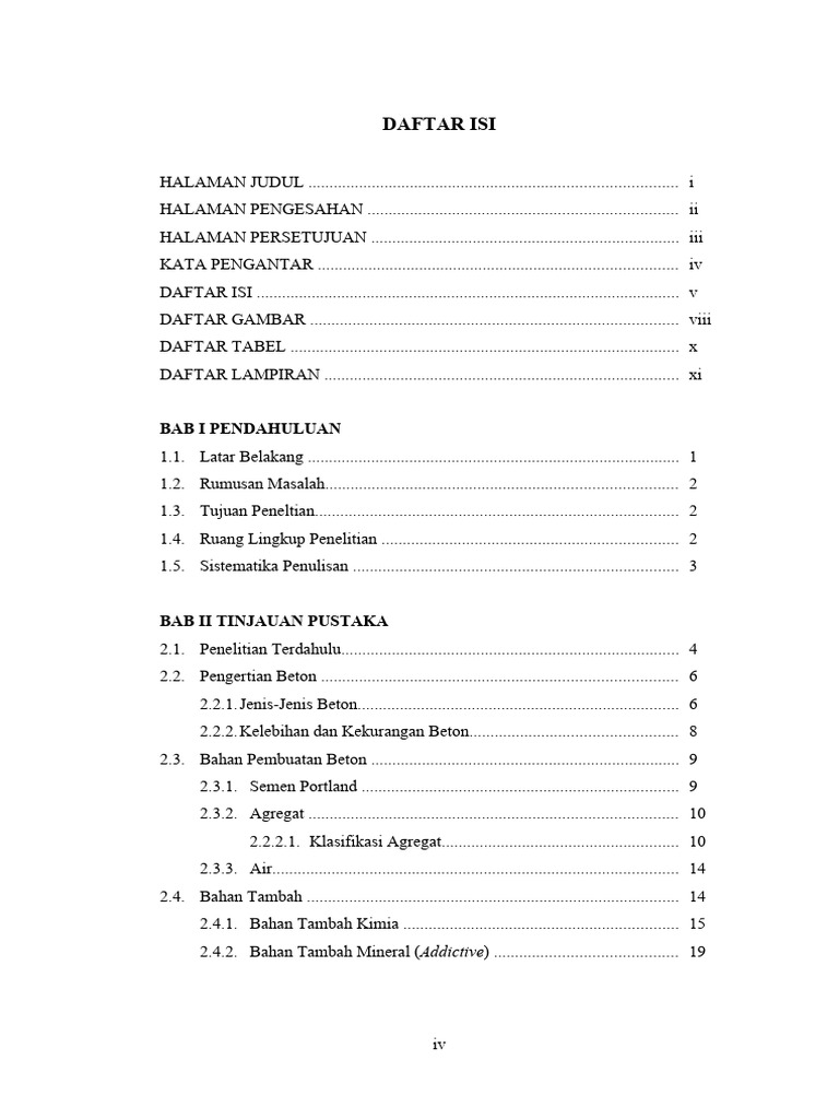 Daftar Isi | PDF
