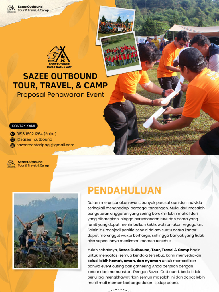 Proposal Sazee Outbound | PDF