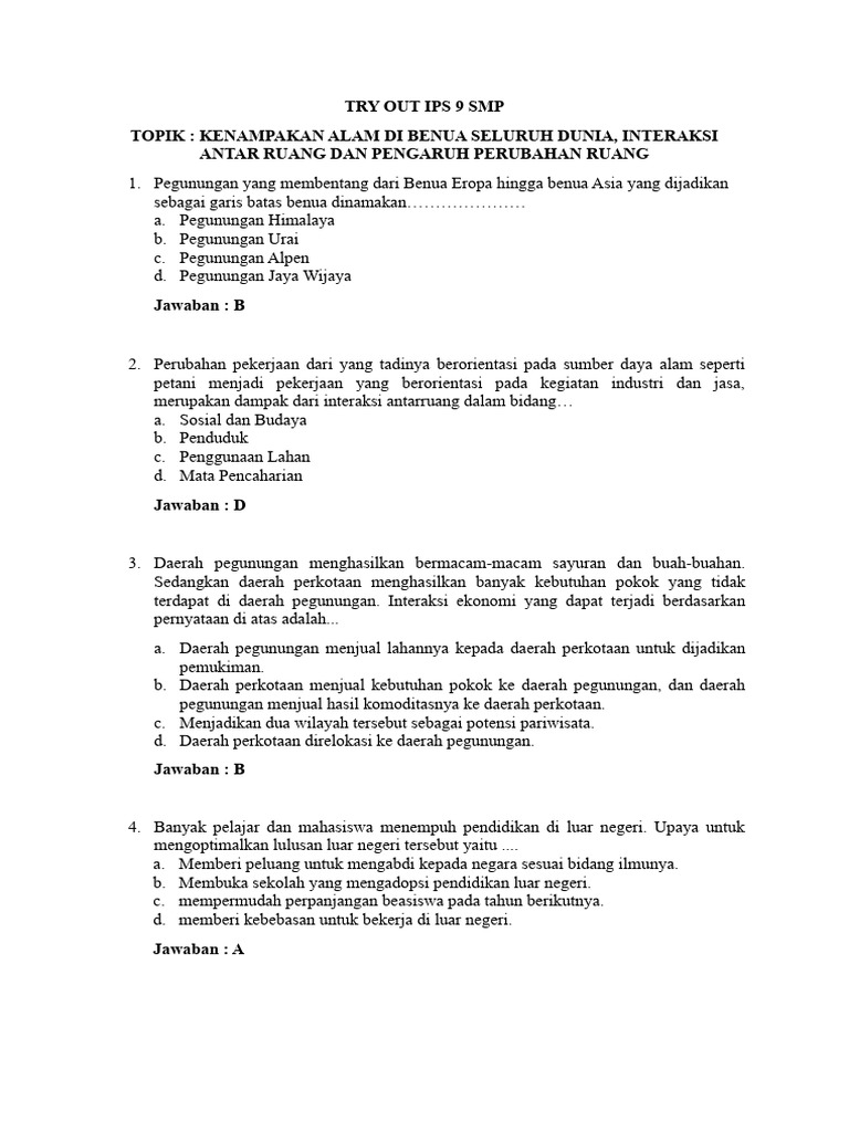 Try Out Ips 9 SMP | PDF