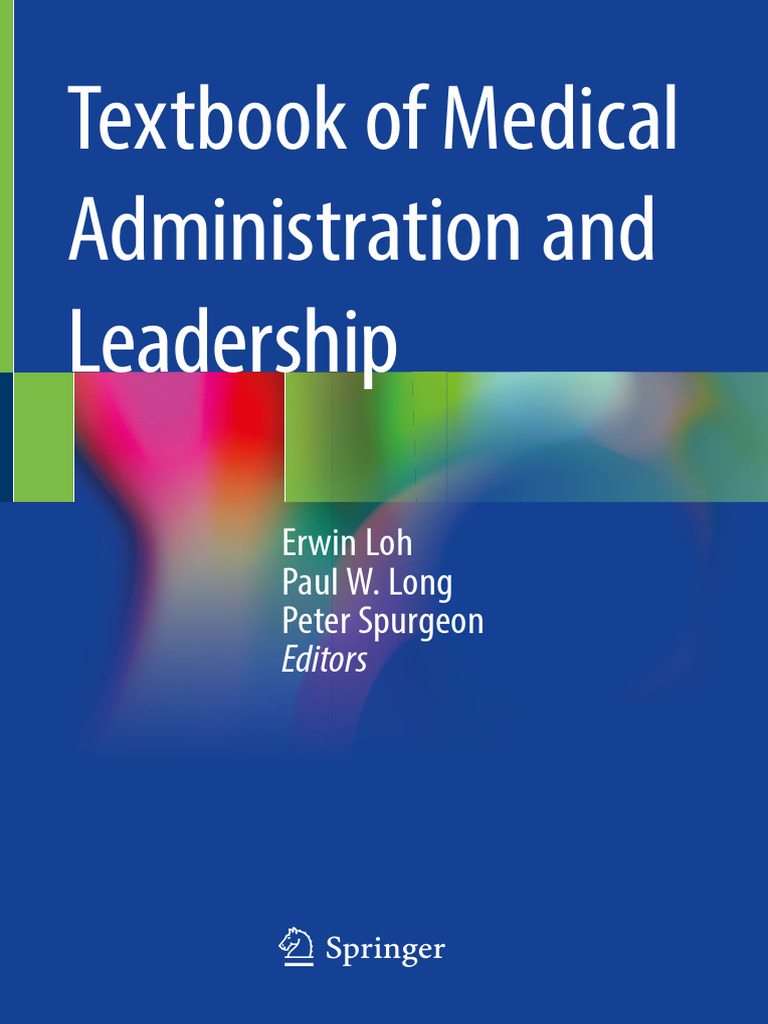 Textbook of Medical Administration and Leadership (PDFDrive) | PDF ...