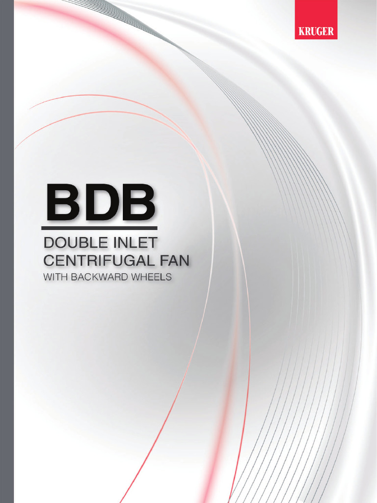 BDB Series - Double Inlet Centrifugal Fan - Backward Wheels ED.03 | PDF ...