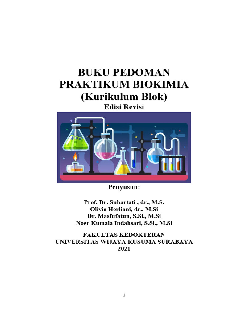 Buku Pedoman Praktikum Biokimia_kurikulum Blok_2019_rev | PDF