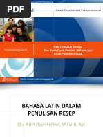 Istilah Latin dalam Resep Obat | PDF