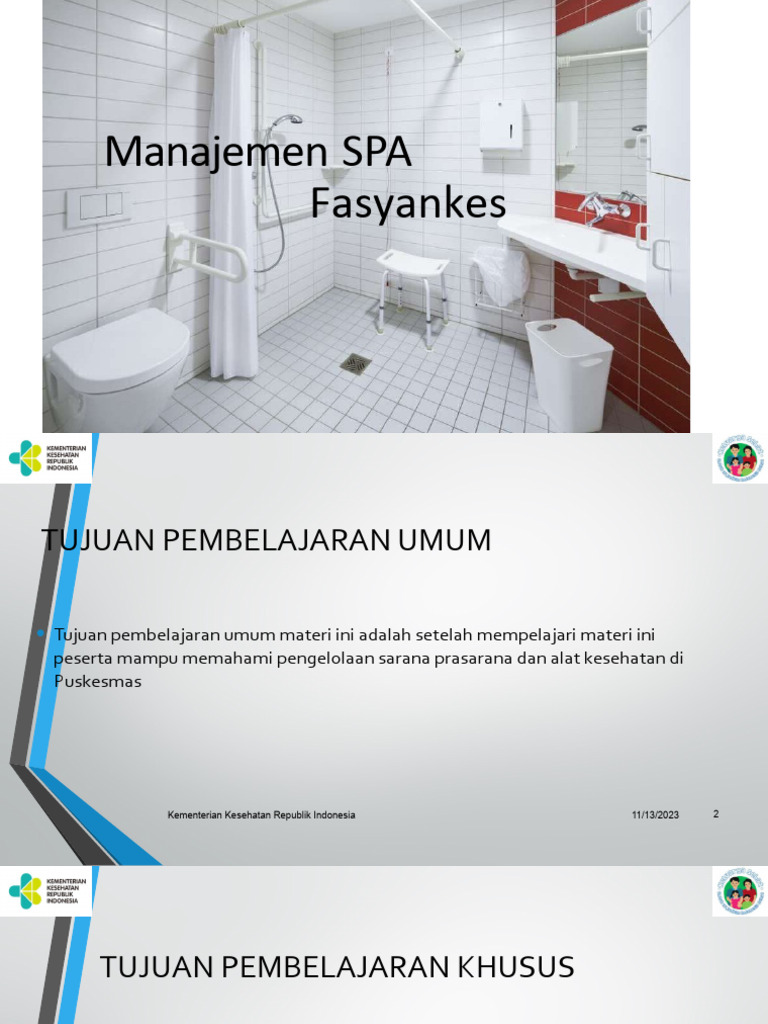 MMJ 13. Manajemen Sarana, Prasarana, Alat Kesehatan | PDF | Griya & Taman