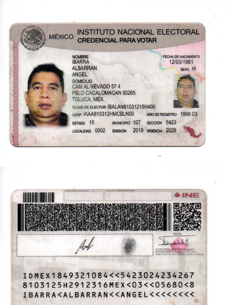 CURP y Datos Personales de Ángel Albarrán | PDF