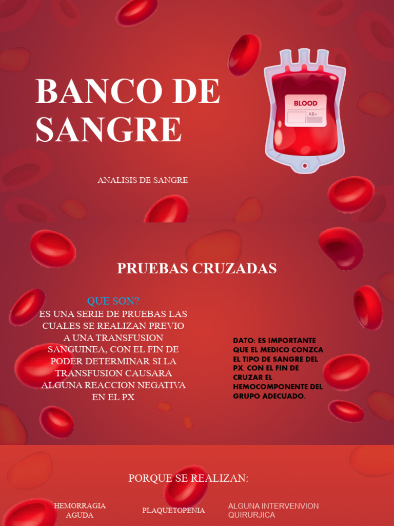 Pruebas Cruzadas 3 | PDF | Sangre | Transfusión de sangre