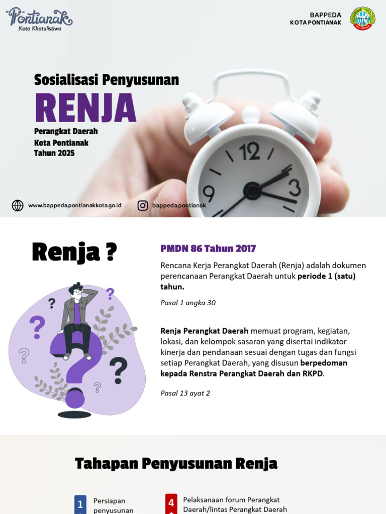 Sosialisasi Renja 2025 - Nov23 | PDF