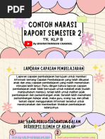 Rapot TK Kurikulum Merdeka | PDF