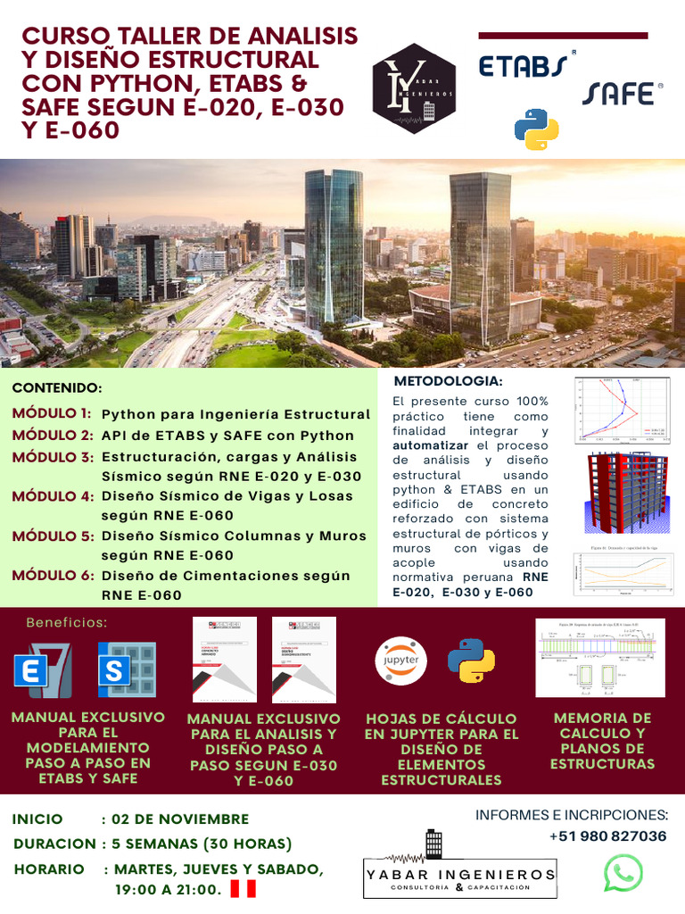 Curso de Análisis Estructural con Python | PDF | Fundación (Ingeniería ...